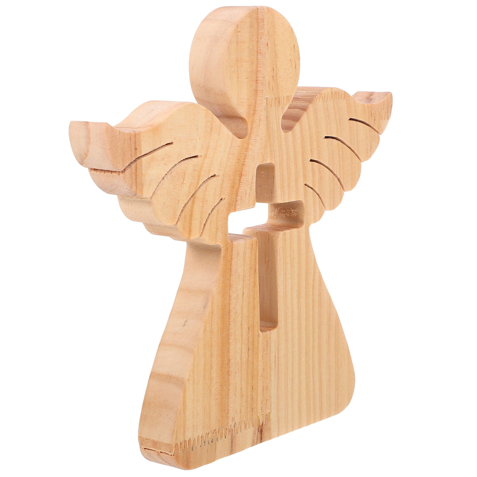 HOMEMAXS Delicate Angel Statue for Home Use Khaki Color Synthetic ...