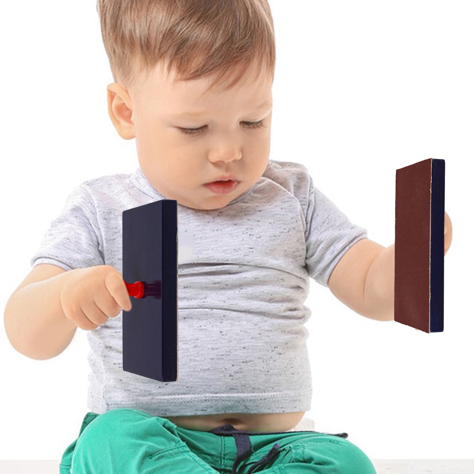 HOMEMAXS Wooden Castanet Rhythm Toy for Kids to Enhance Coordination ...
