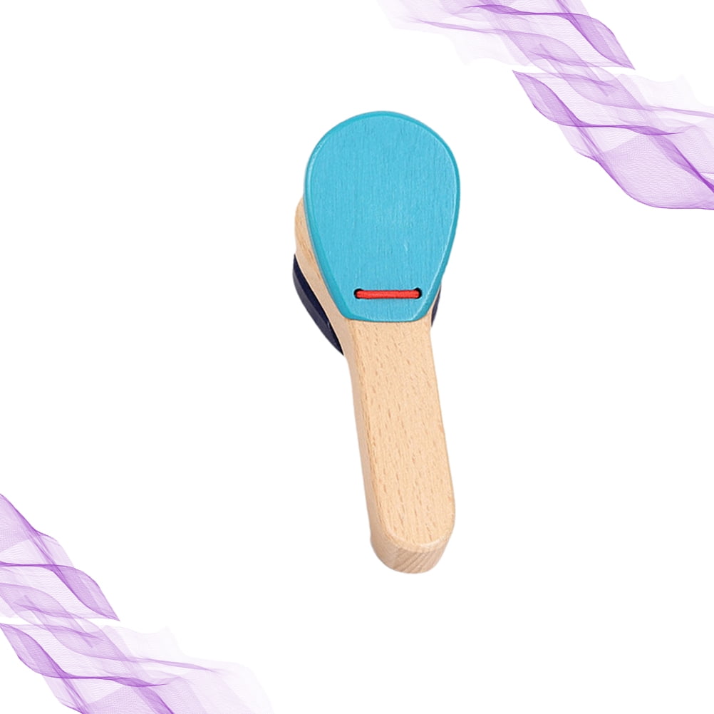 HOMEMAXS Wooden Castanets Baby Musical Instrument Toy Percussion Child ...