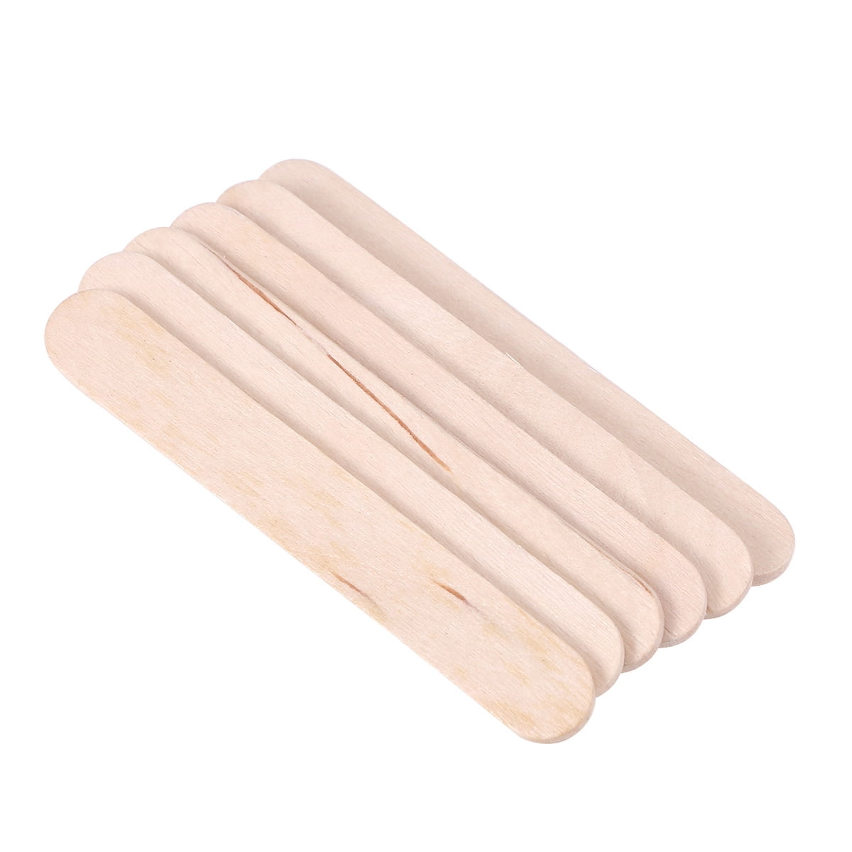 HOMEMAXS Wooden Craft Sticks for Kids Playing Beige Smooth No Burr ...