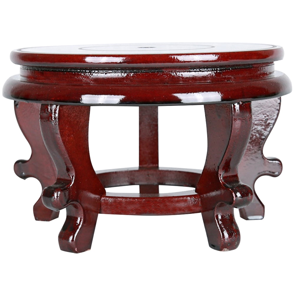 HOMEMAXS Wooden Display Base Handicraft Figurine Display Stand Tabletop ...