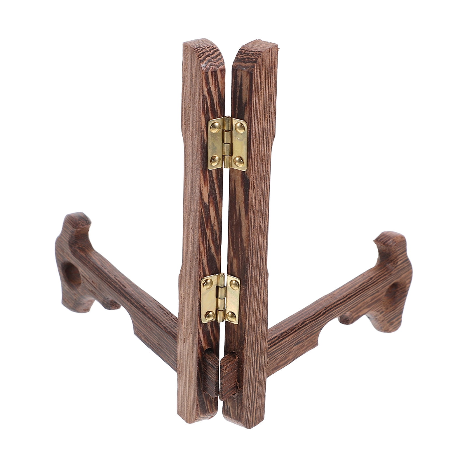 HOMEMAXS Wooden Display Stand Easel Plate Display Photo Holder Stand ...