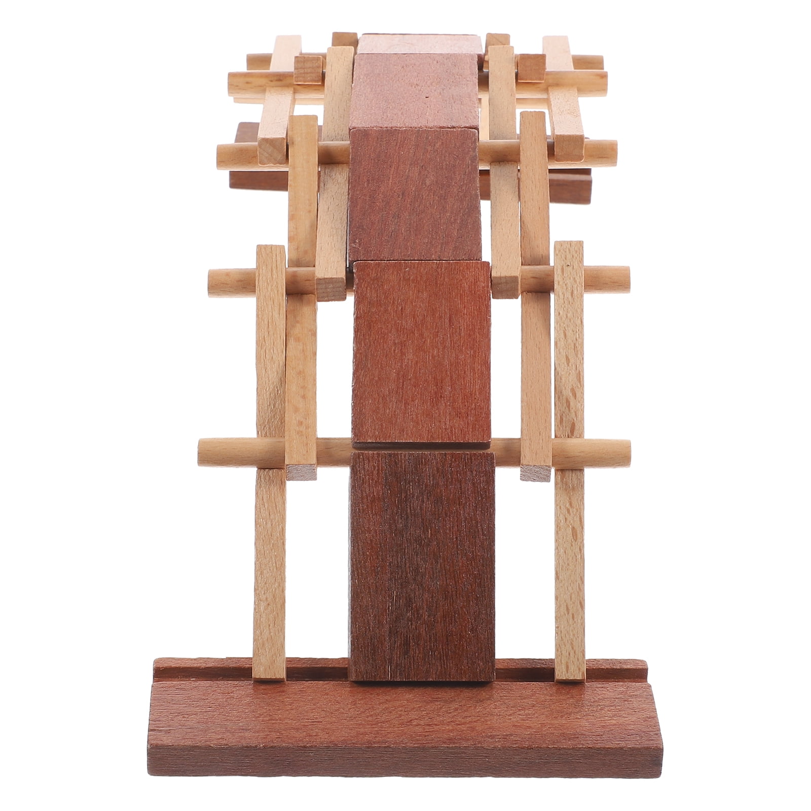 HOMEMAXS Wooden Educational Arch Bridge Toy Handmade Arch Bridge ...