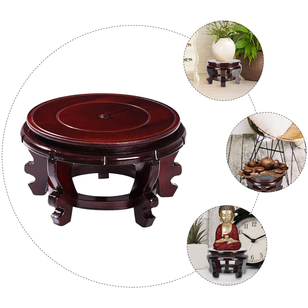 HOMEMAXS Wooden Flowerpot Stand Floor Flower Pot Display Rack Flowerpot ...