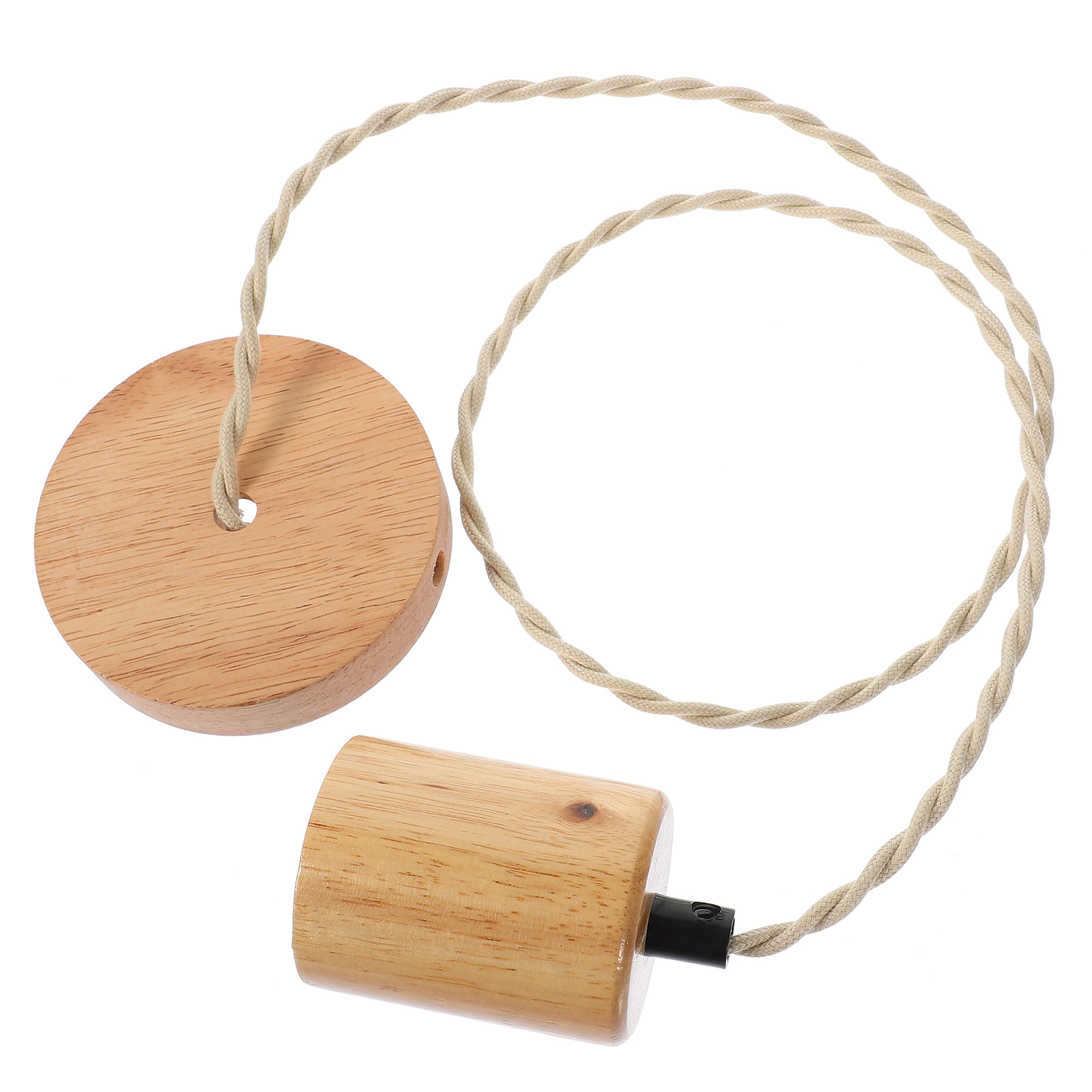 HOMEMAXS Wooden Lamp Socket Replacement Bulb Socket E27 Lamp Holder ...