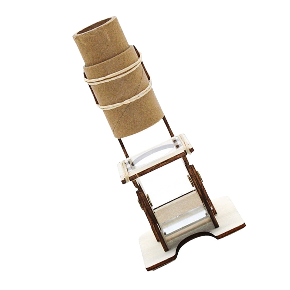 HOMEMAXS Wooden Microscope Puzzles 3D Building Puzzles DIY Stem Project ...