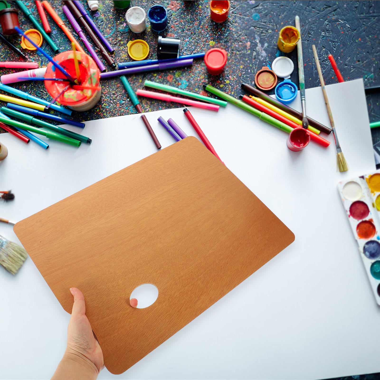 Jack Paint Wooden Color Palette Vintage Style Smooth Surface - Walmart.com
