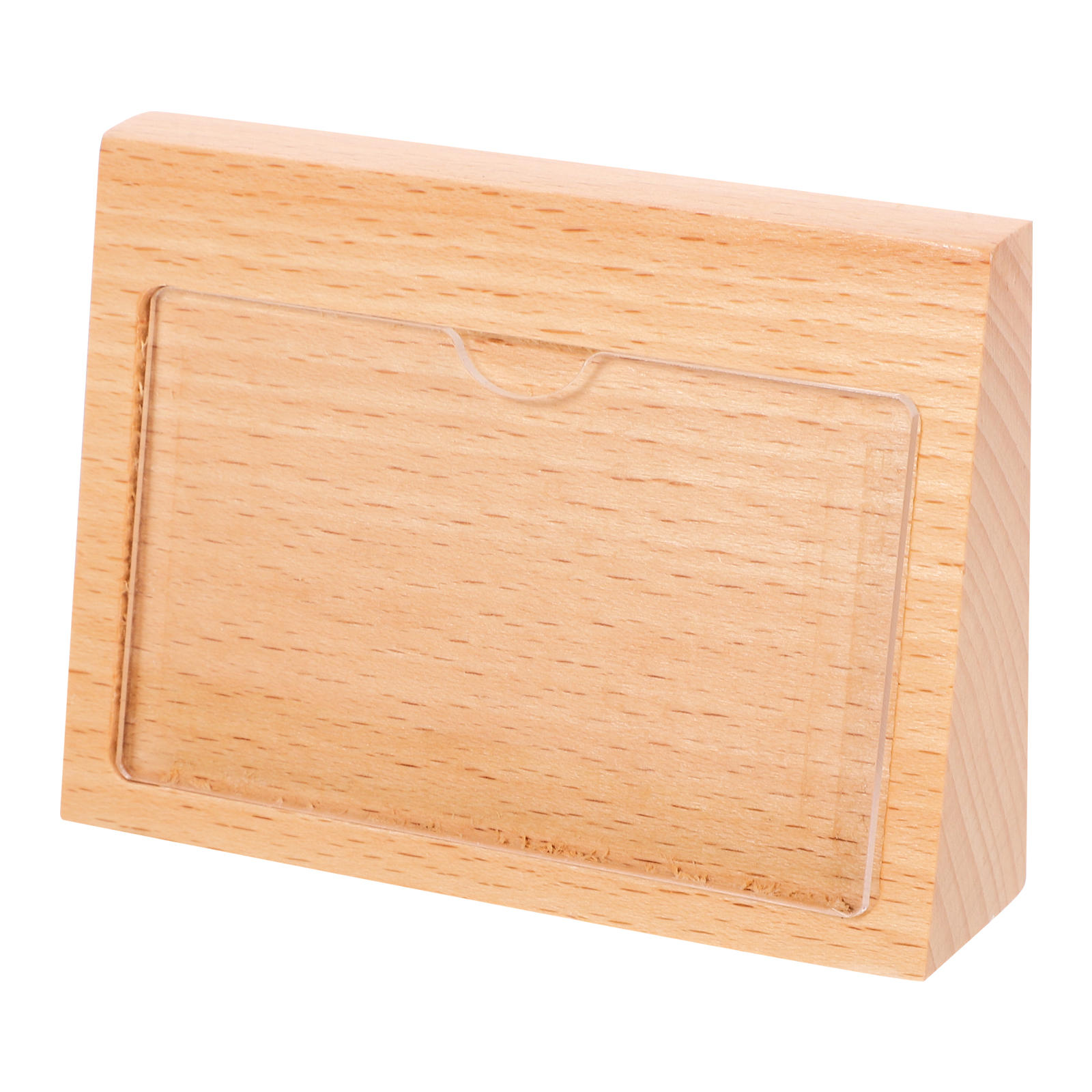 HOMEMAXS Wooden Price Tag Display Holder for Supermarket Use Light ...