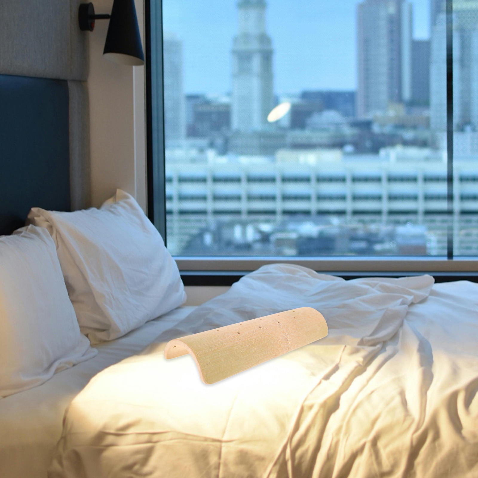 HOMEMAXS Wooden Sauna Neck Pillow For Stiff Neck Lumber Pillow Chinese Massage Pillow Japanese ...