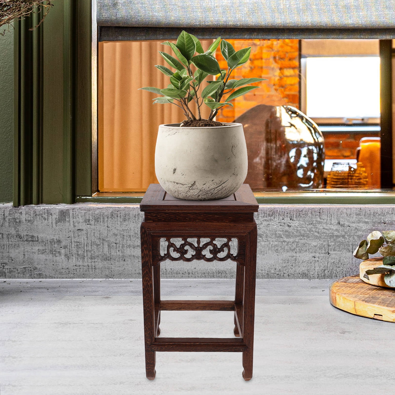 HOMEMAXS Wooden Seat Stool Mini Foot Stool Mini Wooden Stool Display ...