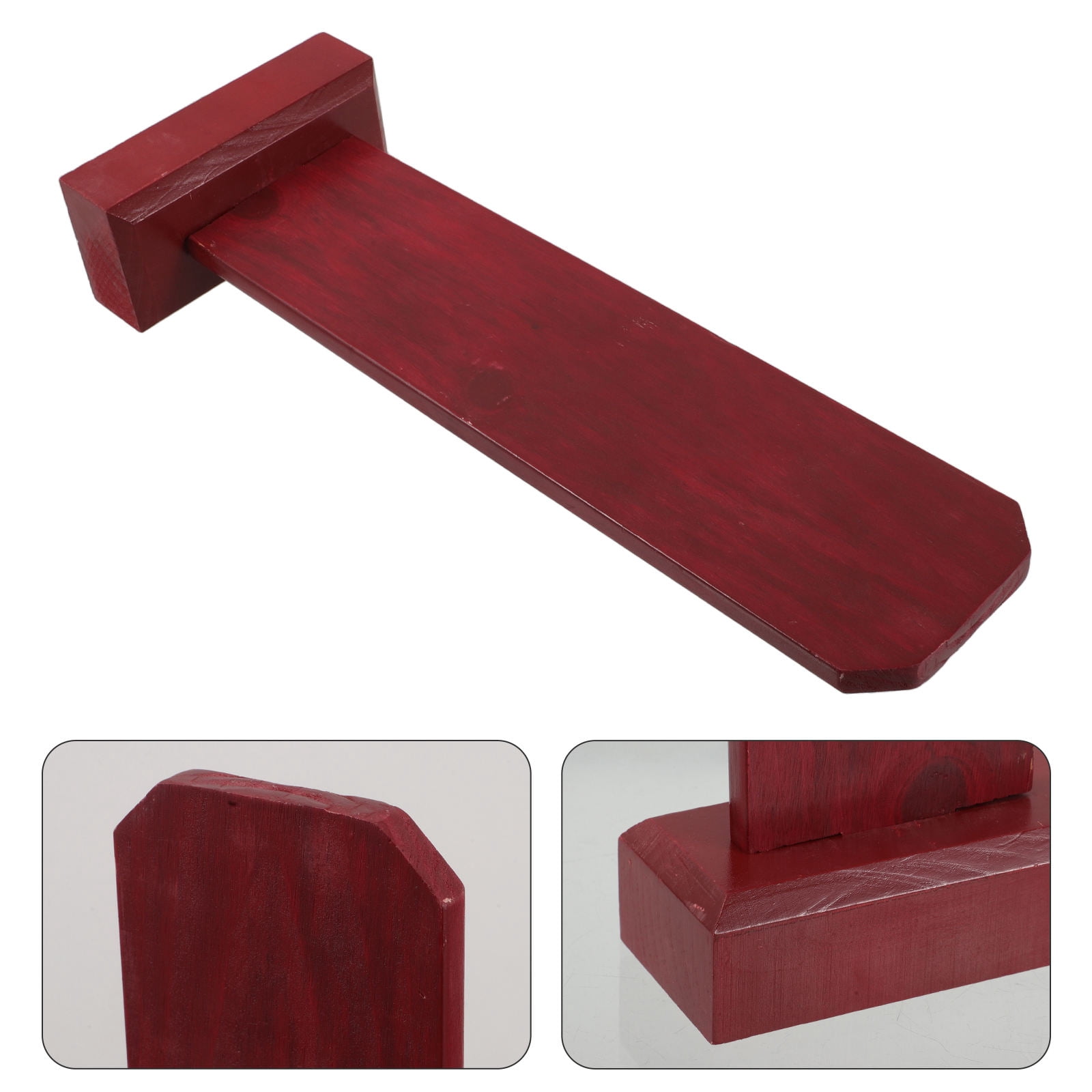 HOMEMAXS Wooden Temple Memorial Tablet with Base for Ancestral Worship ...