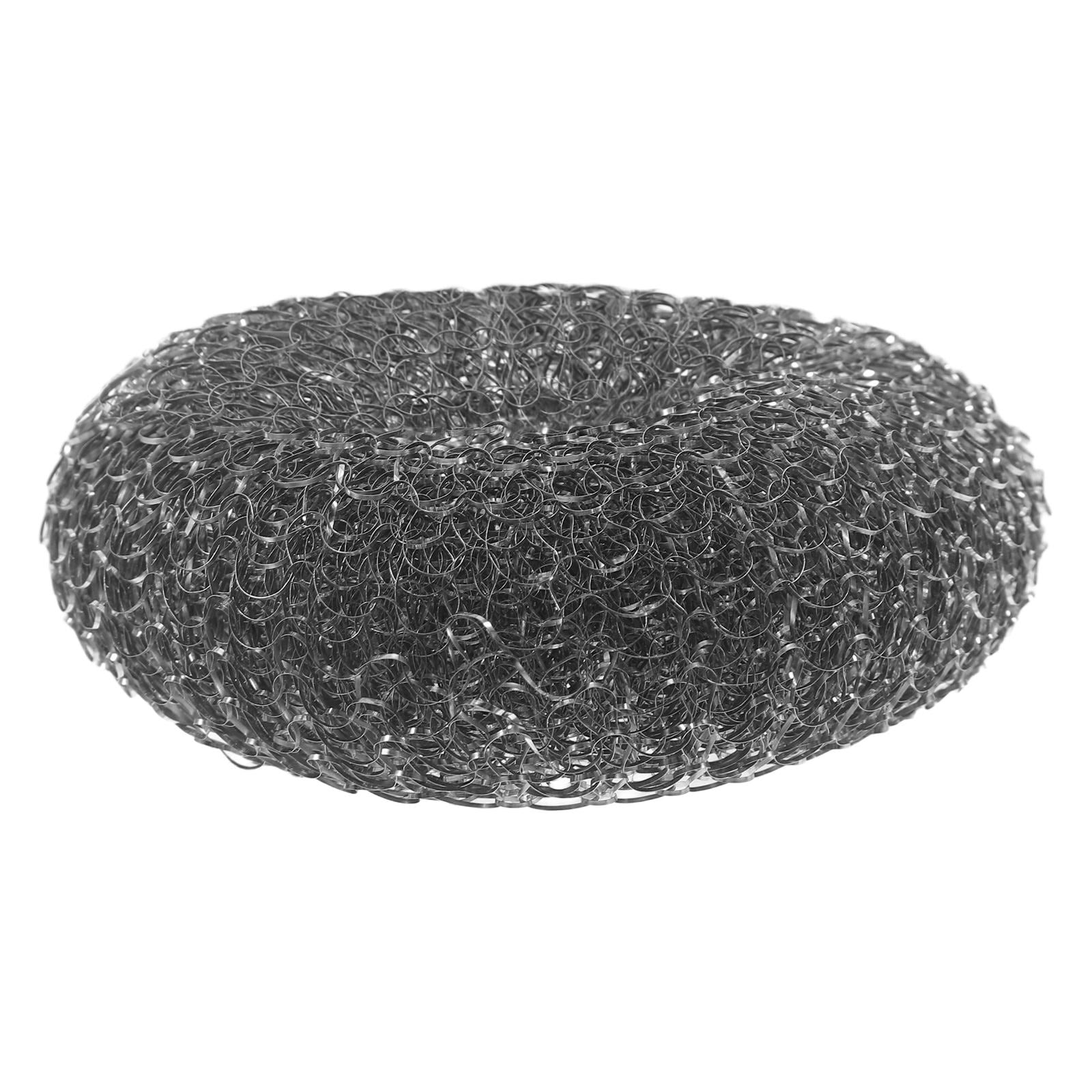 HOMEMAXS Wool Barbecue Grill Cleaning Scrubber Pad Replacement Steel ...