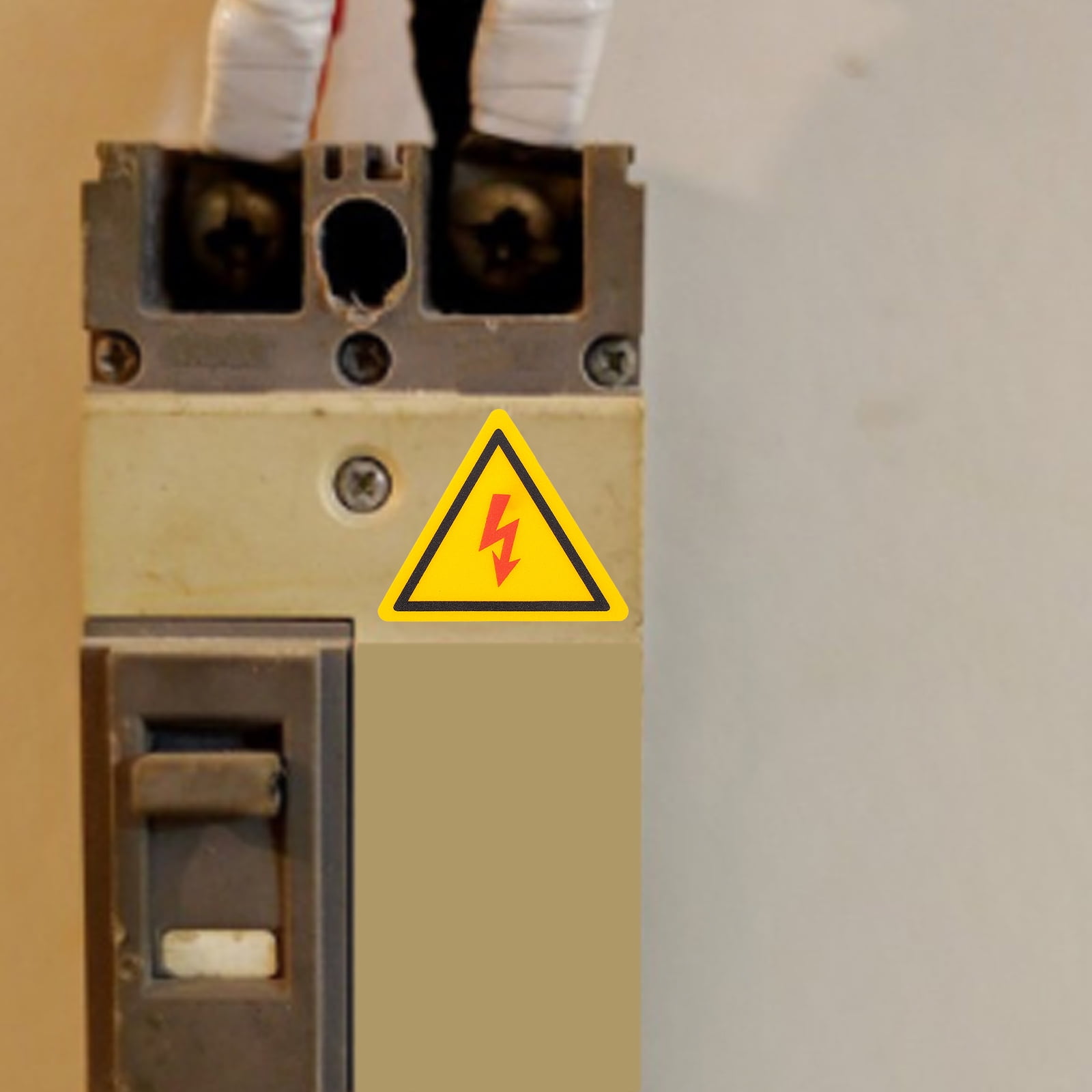 HOMEMAXS Worgeous 2pcs High Voltage Warning Stickers for Electrical ...