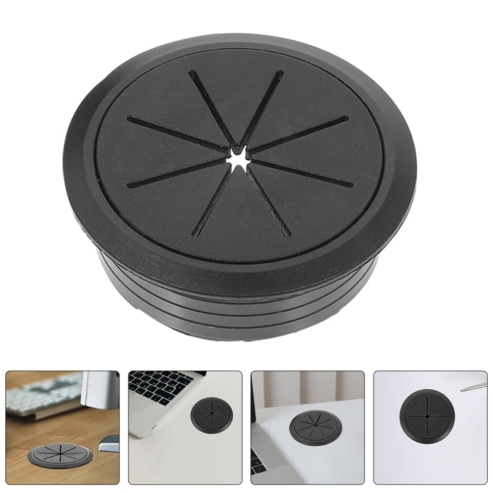 HOMEMAXS Worgeous 4Pcs Desk Cable Grommets and Hole Covers for Home ...