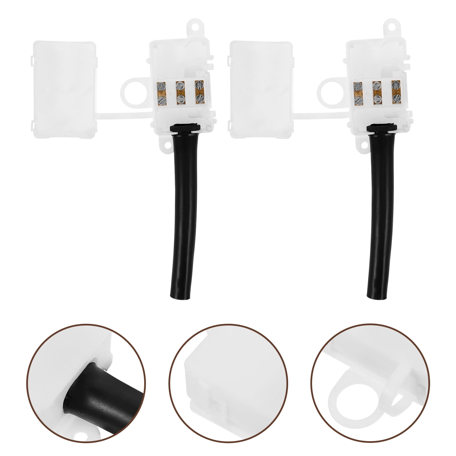 HOMEMAXS Worgeous 5Pcs Electrical Project Case Plastic Box Power ...