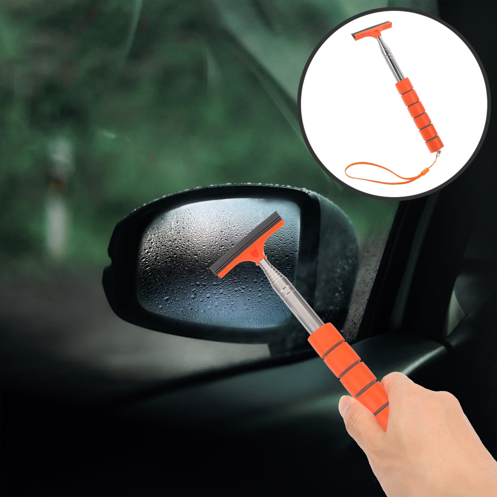 HOMEMAXS Worgeous Car Side Mirror Squeegee Retractable 1 Set Rear View ...