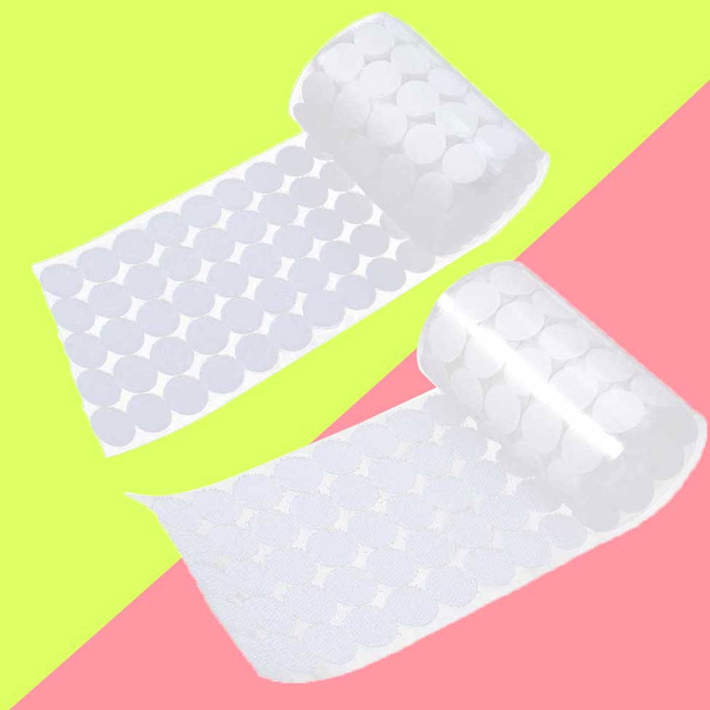 MOKKHNB Removable Adhesive Dots Sticky Tapes Hook and Loop White ...