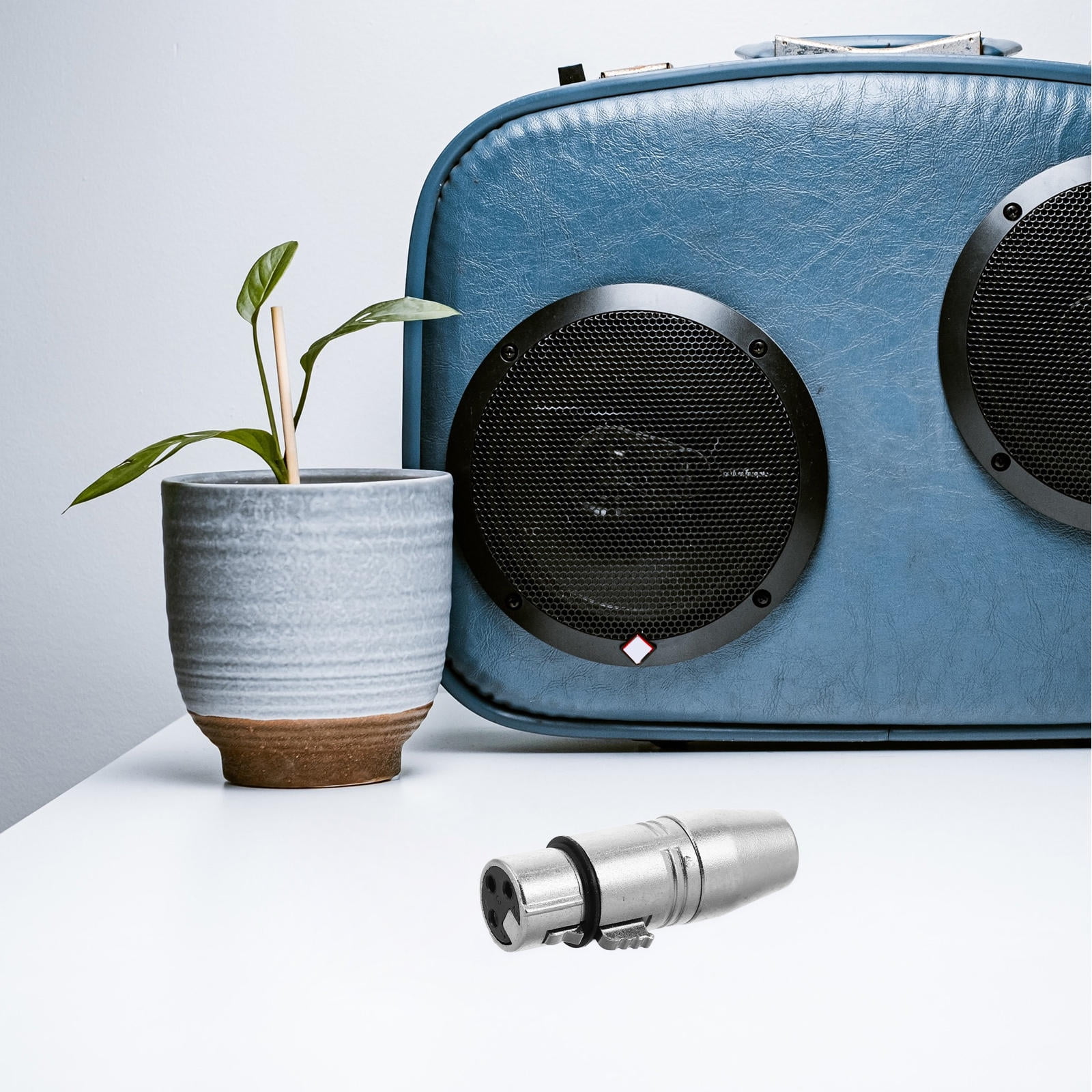 HOMEMAXS Xlr 3-Pin Female To 3.5mm Female Adapter Xlr Audio Cable ...