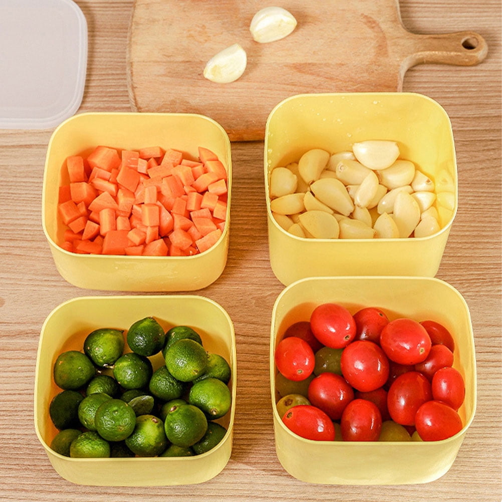 Greenadscape Butter Storage Container Yellow for Household Users 2Set ...