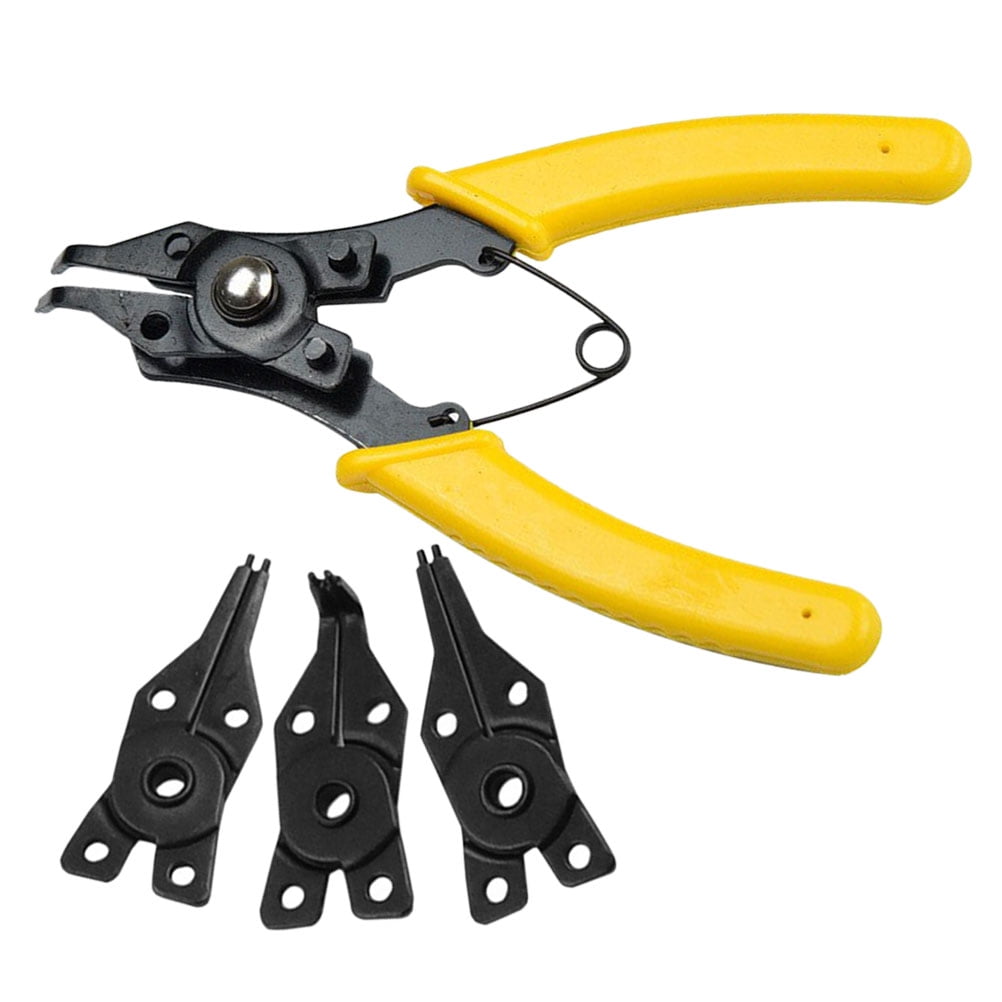 HOMEMAXS Yellow Spring Loaded Pliers Set for Hose with Durable Metal ...