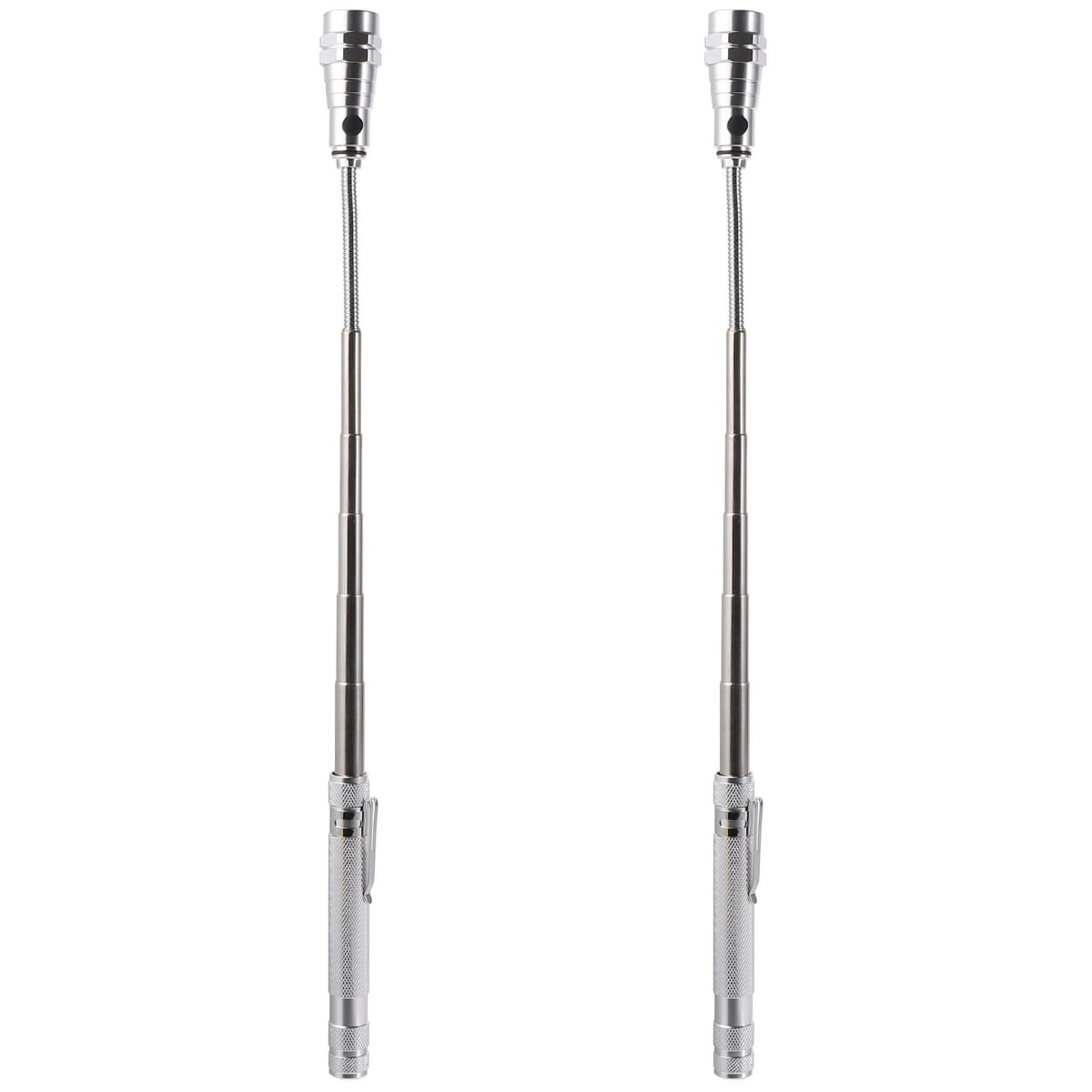 HOMEMAXS of 2 Mechanic Pickup Tool Telescopic Flashlight Telescoping ...