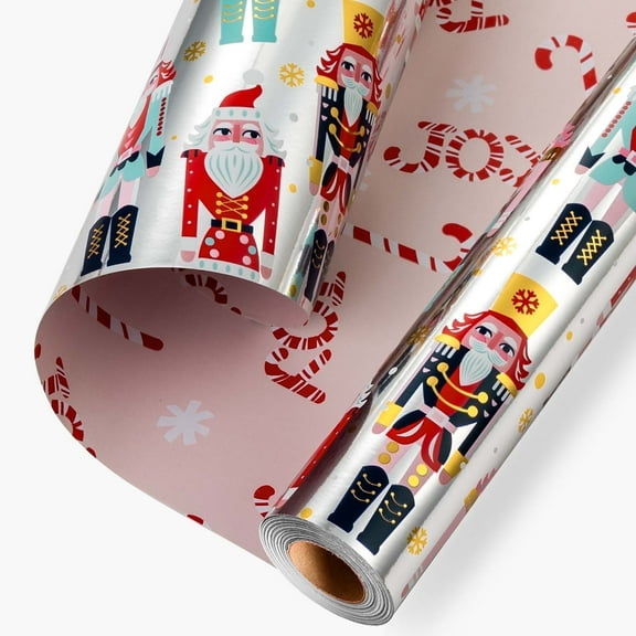 Nutcracker Wrapping Paper Roll, Nutcracker Gift Wrapping Roll, Modern ...