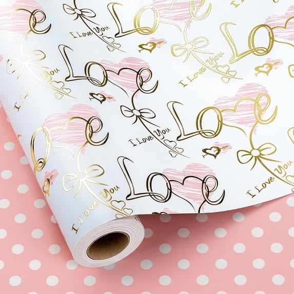 HOMERAL Daily Wrapping Paper Roll for All Occasions - 17 In x 33 Ft ...