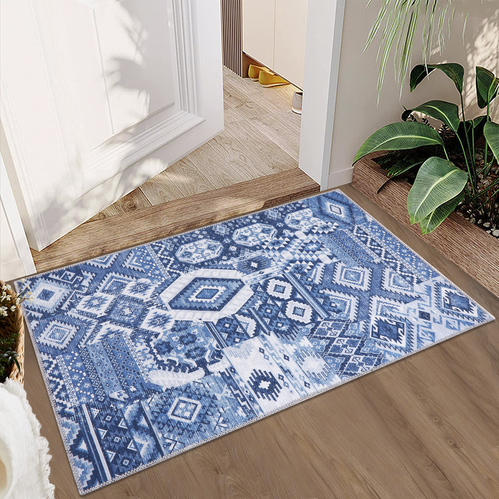 HOMERRY 2' x 3' Entryway Area Rug Vintage Bohemian Patterns Small ...