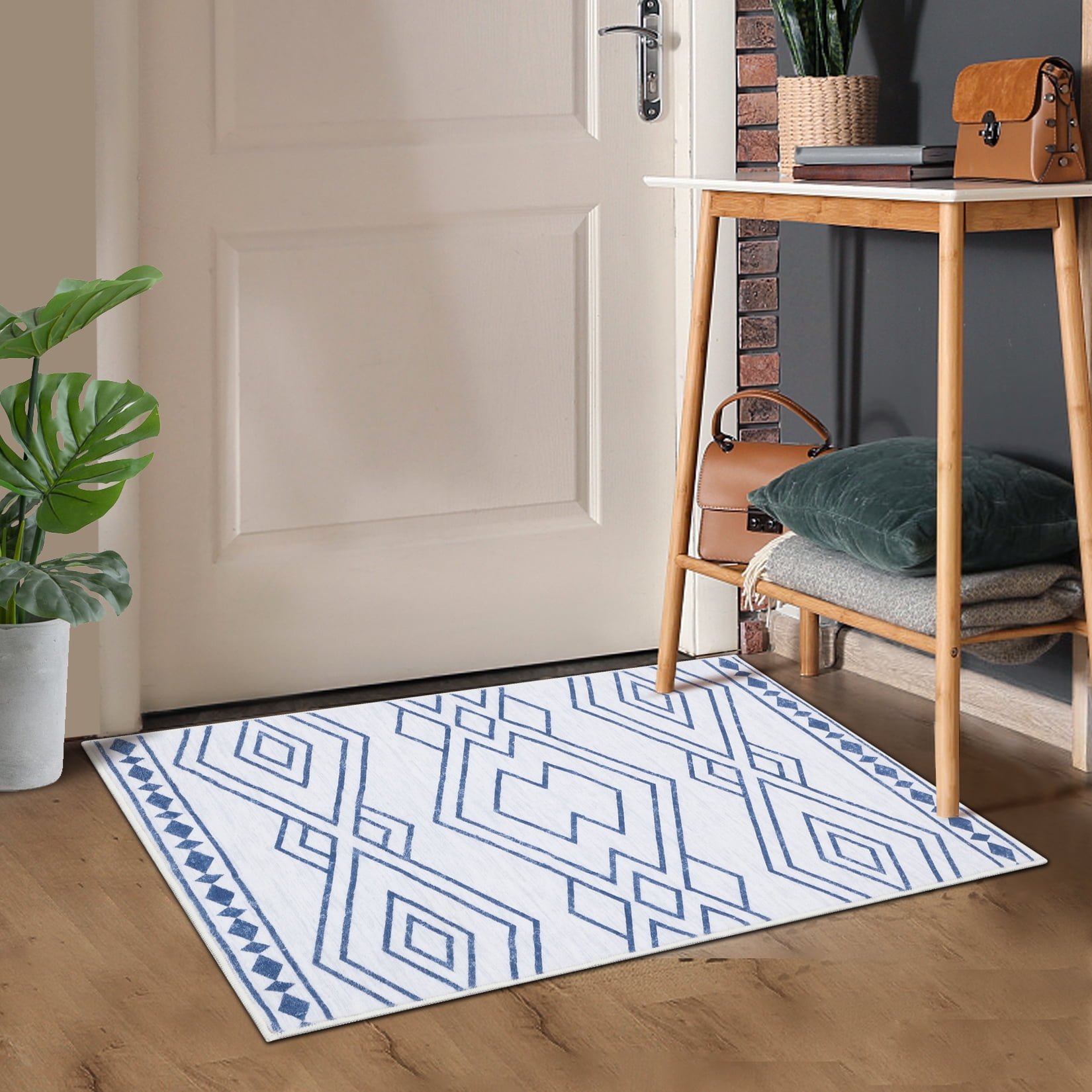 HOMERRY 2' x 3' Entryway Area Rug for Living Room Modern Moroccan ...
