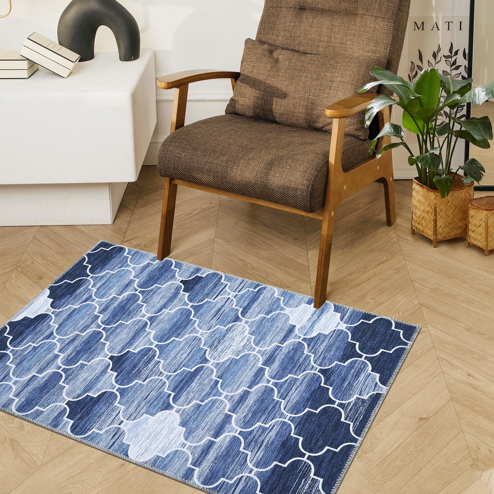 HOMERRY 2' x 3' Entryway Area Rug for Living Room Modern Moroccan ...