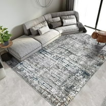 HOMERRY 8' x 10' Modern Elegance Area Rug, Plaid Pattern, Non-Slip ...
