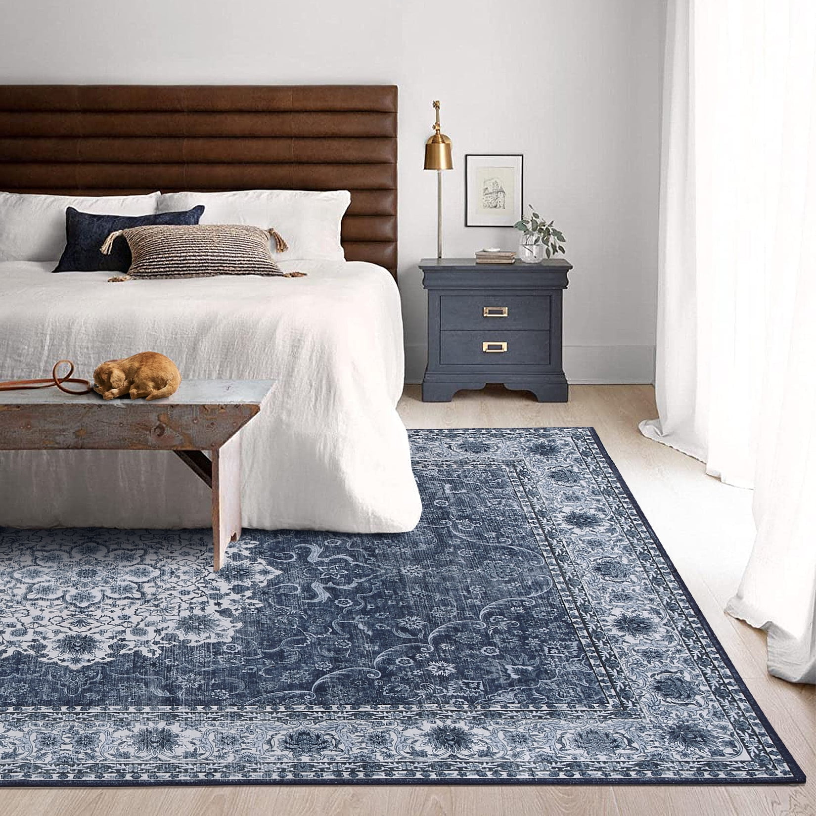 HOMERRY Area Rug 5'x7' Washable Boho Large Rugs for Living Room Bedroom ...