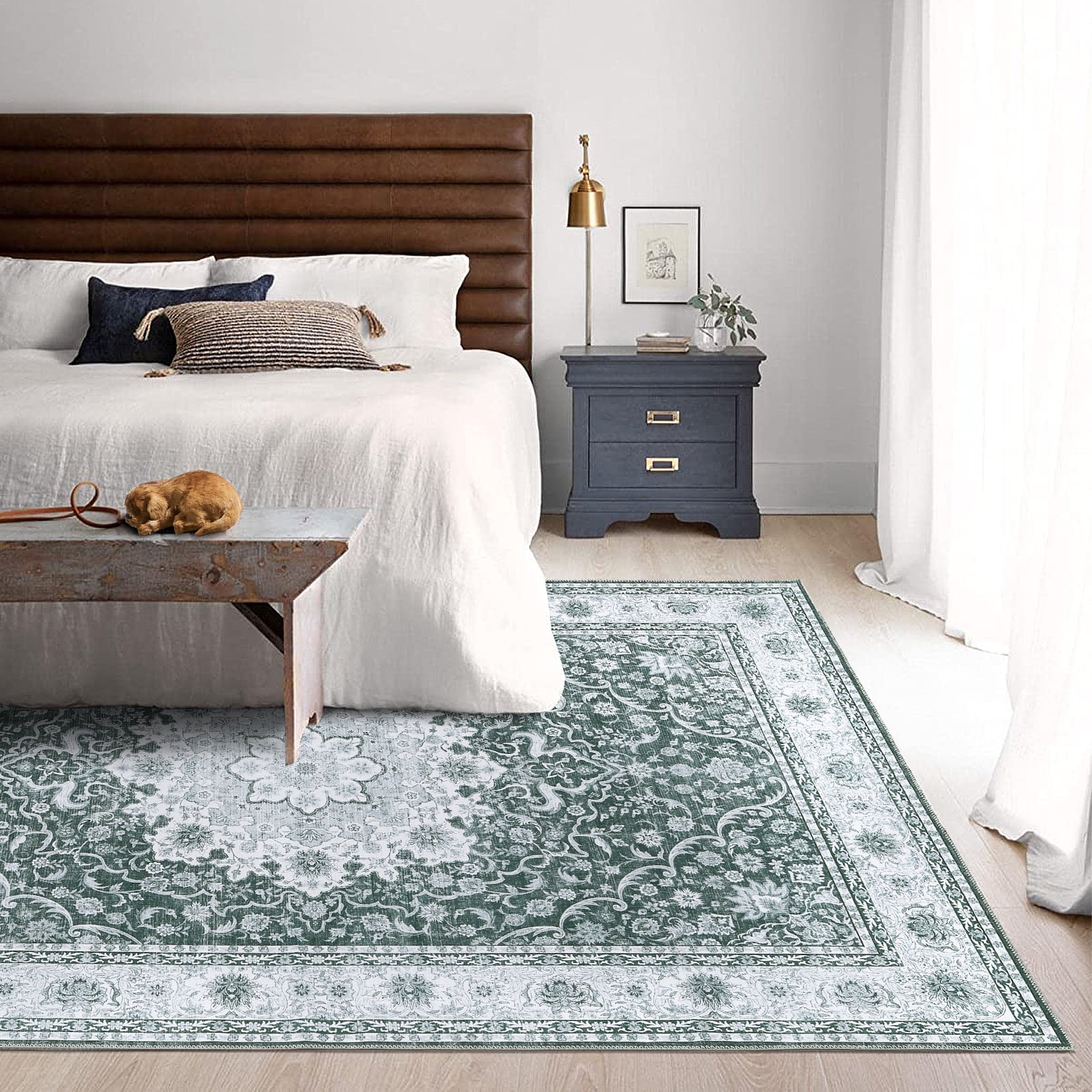 HOMERRY Area Rug 5'x7' Washable Boho Large Rugs for Living Room Bedroom ...