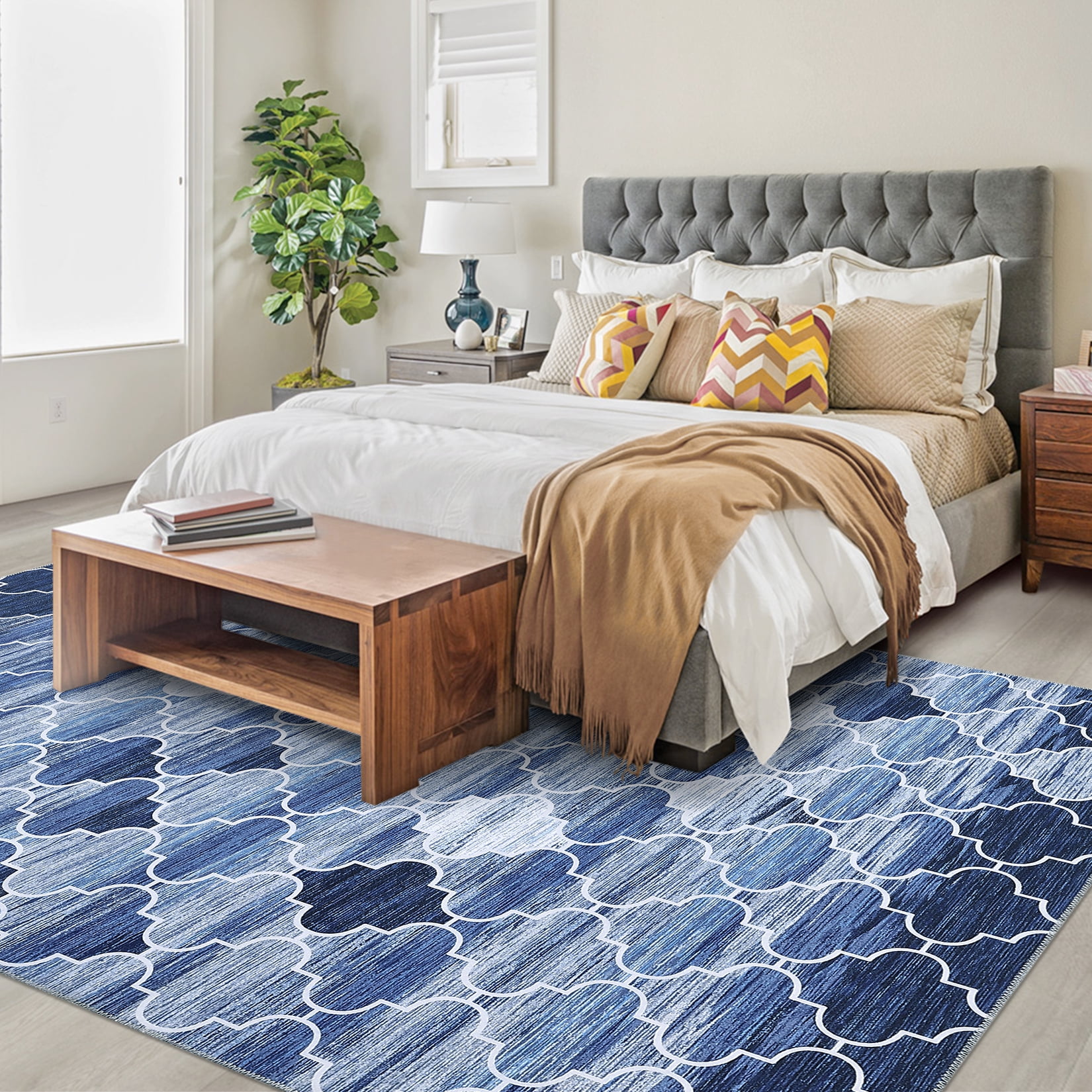 HOMERRY Area Rugs 8' x 10' Area Rug for Living Room Modern Moroccan ...