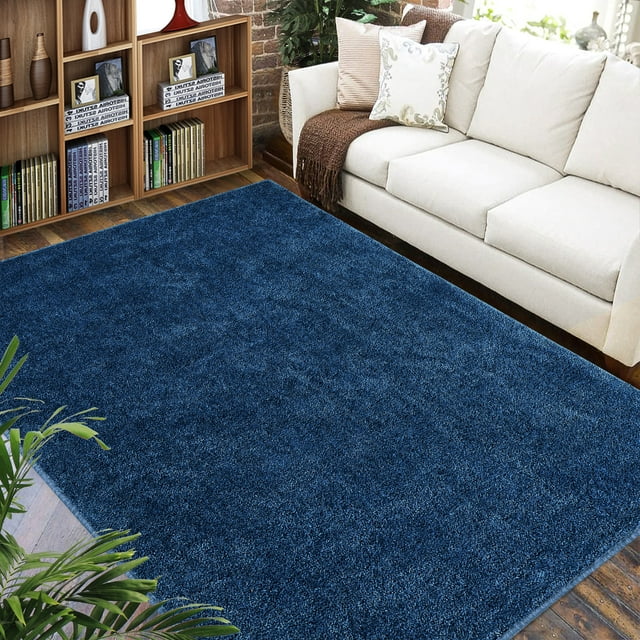 HOMERRY Large Fluffy Area Rug for Bedroom 9'x12' Plush Modern Area Rug ...