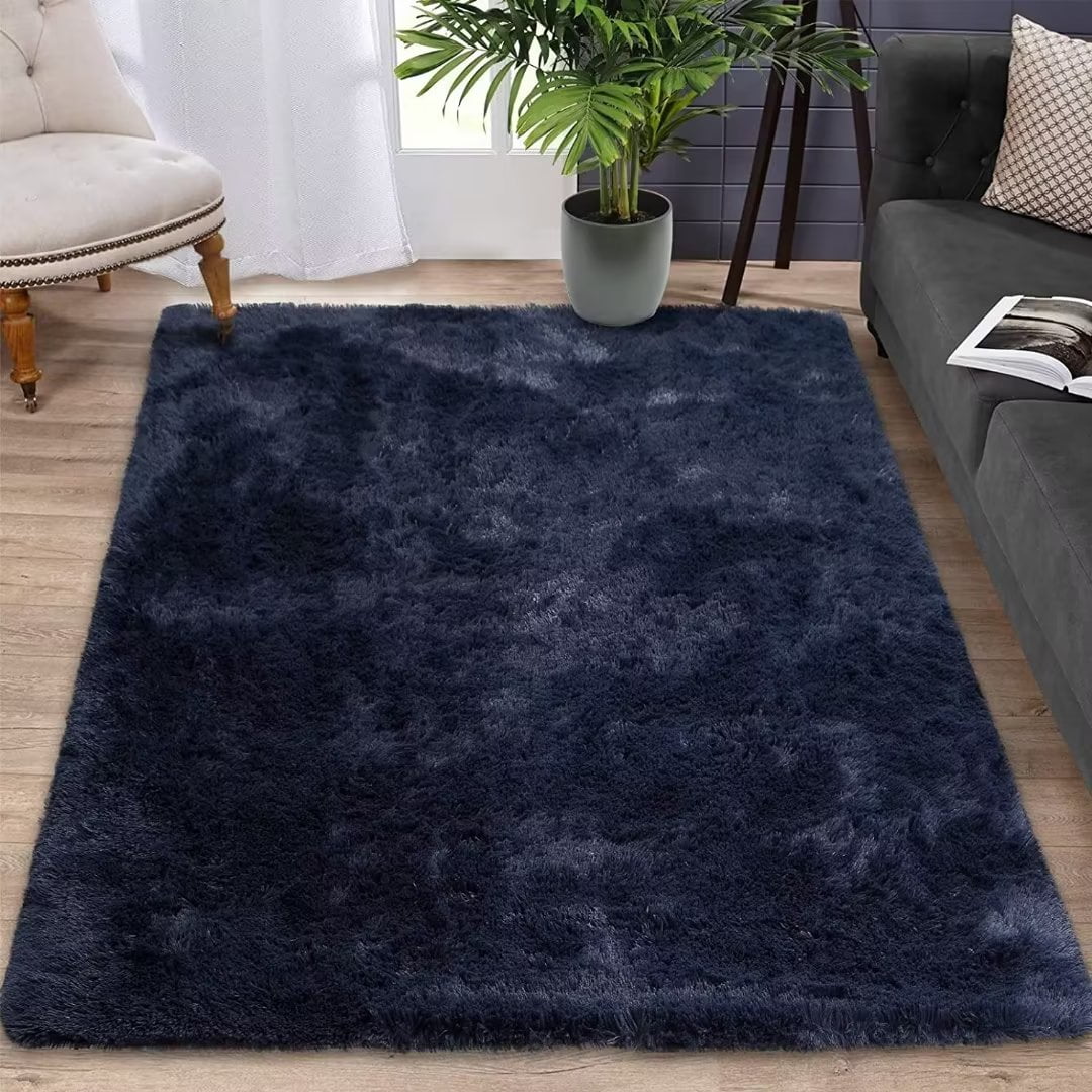 HOMERRY Shag Area Rug 3'x5' Soft Small Rectangle Carpet for Bedroom ...