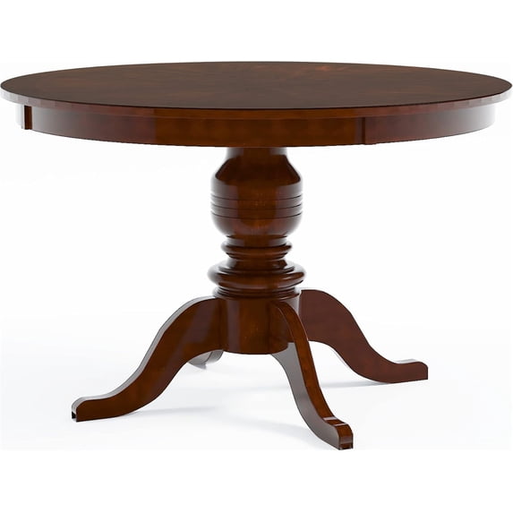 HOMES: Inside + Out Brennan Modern Wood 48 in. Round Dining Table with ...