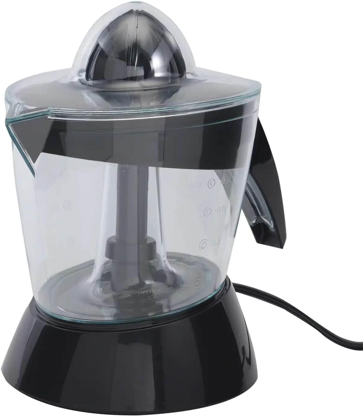 HOMESMART Black Color Citrus Juicer with Transparent Bowl 0.7L Birthday ...