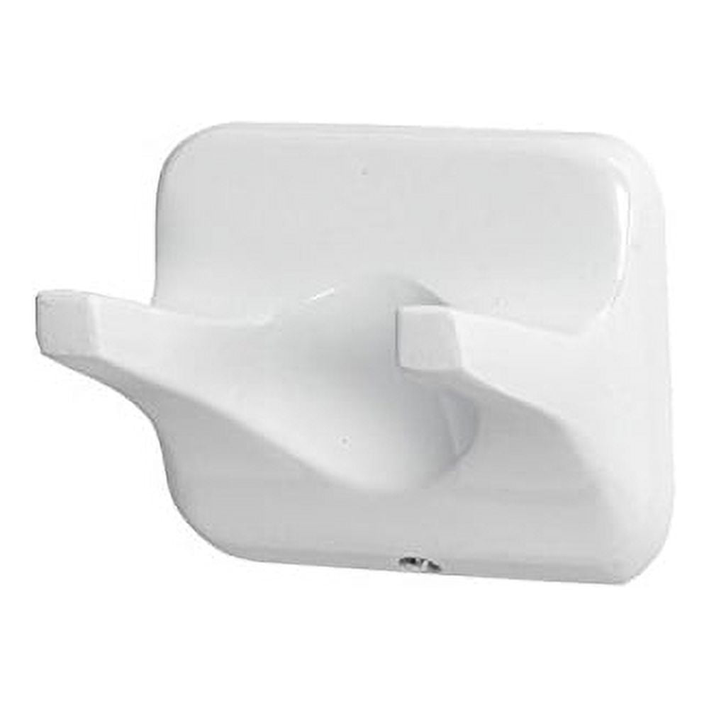 HOMEWERKS WORLDWIDE LLC 228795 HP White Double Robe Hook - Walmart.com