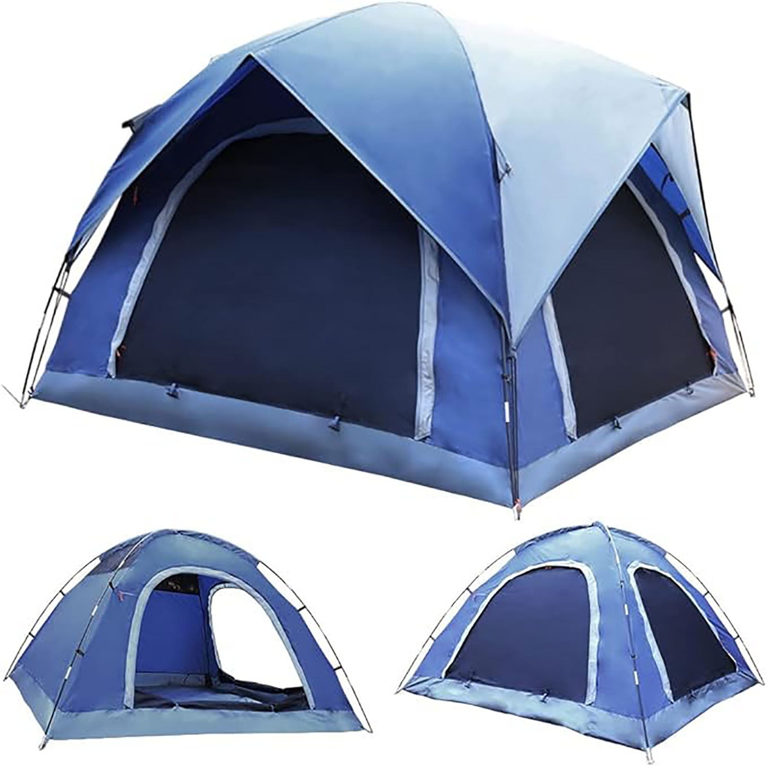 HOMEYA 3-4 Person Tents for Camping,Dome Tent Waterproof Camping Tent ...