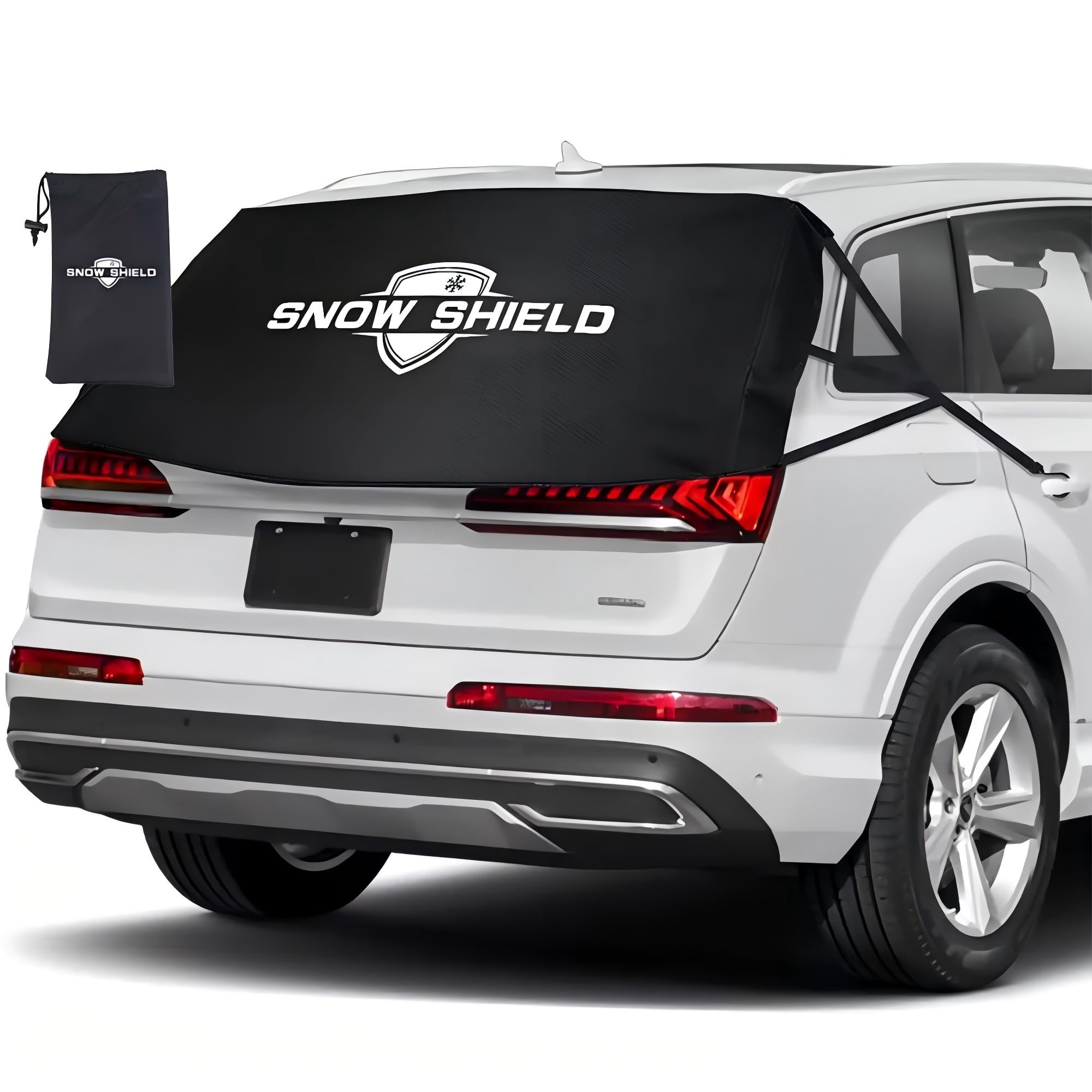 HOMEYA 600D Car Rear Window Snow Cover SUV Back Windshield Winter Dust ...