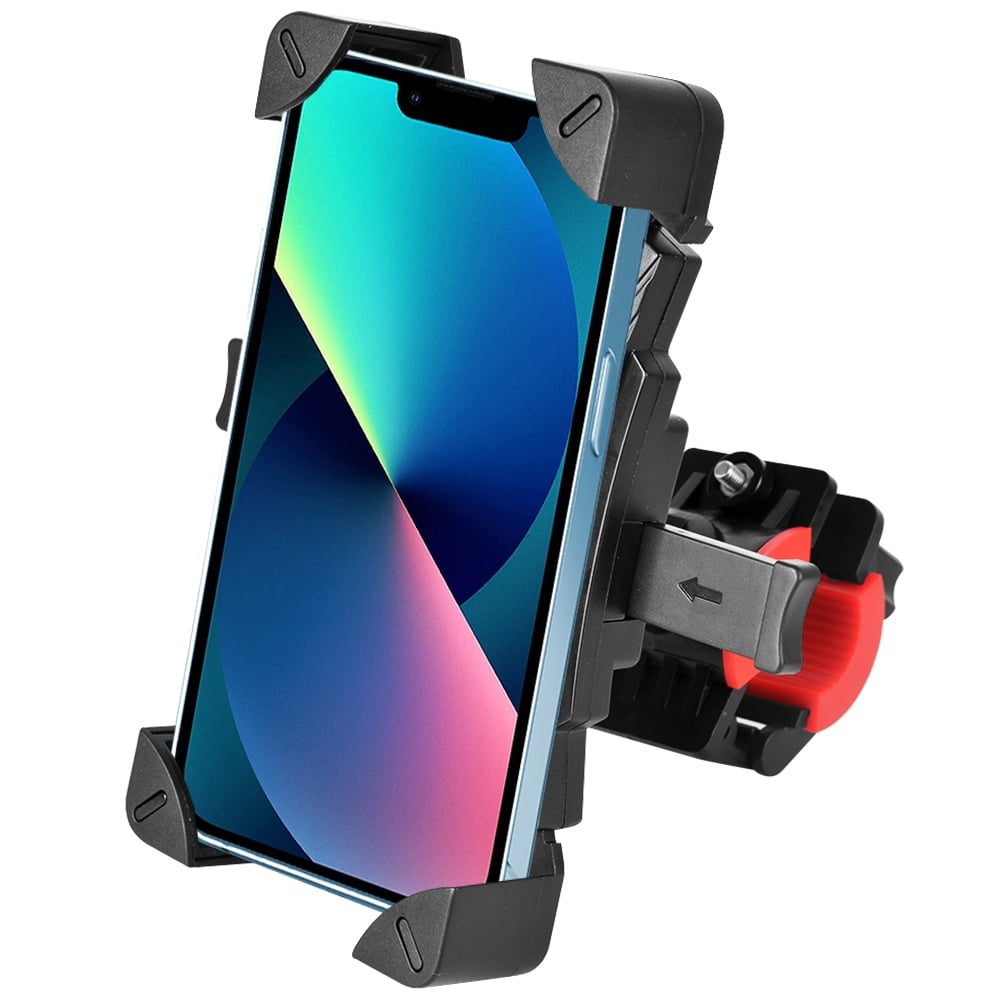 HOMEYA Adjustable Motorcycle Phone Mount, Bike Phone Mount Clamp with ...