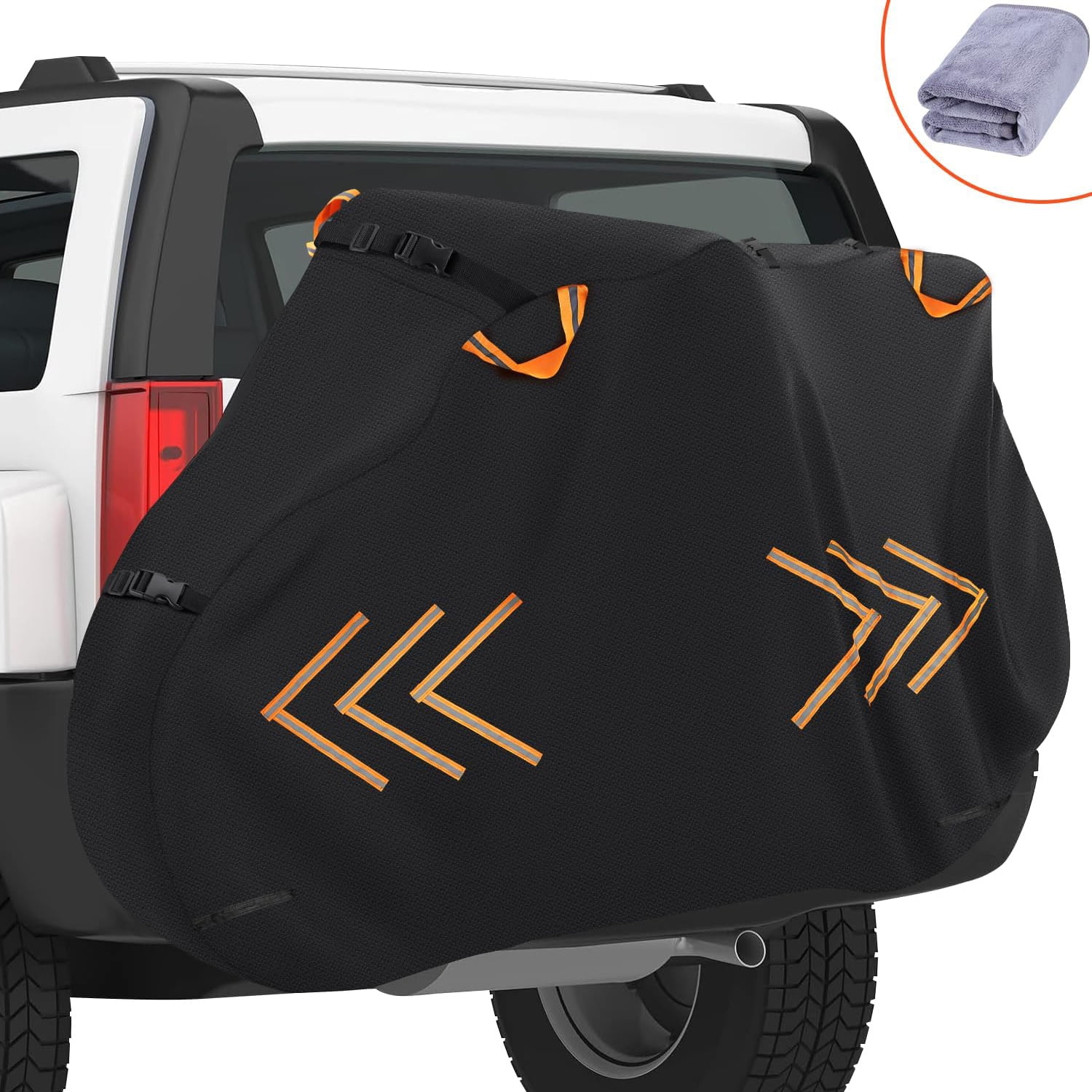 HOMEYA Bike Cover for Waterproof Outdoor Storage 600D Bicycle Covers ...