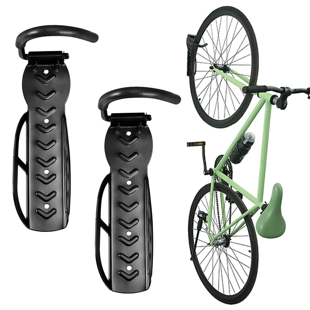 HOMEYA Bike Rack Garage Wall Mount,1/2/4/6-Pack Bike Hanger Hooks Easily Hang Detach,Storage ...