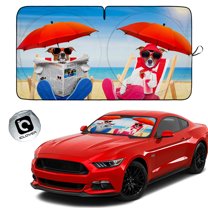 Funny Cartoon Eyes Universal Automotive Sunshade, Front Auto Vehicle ...