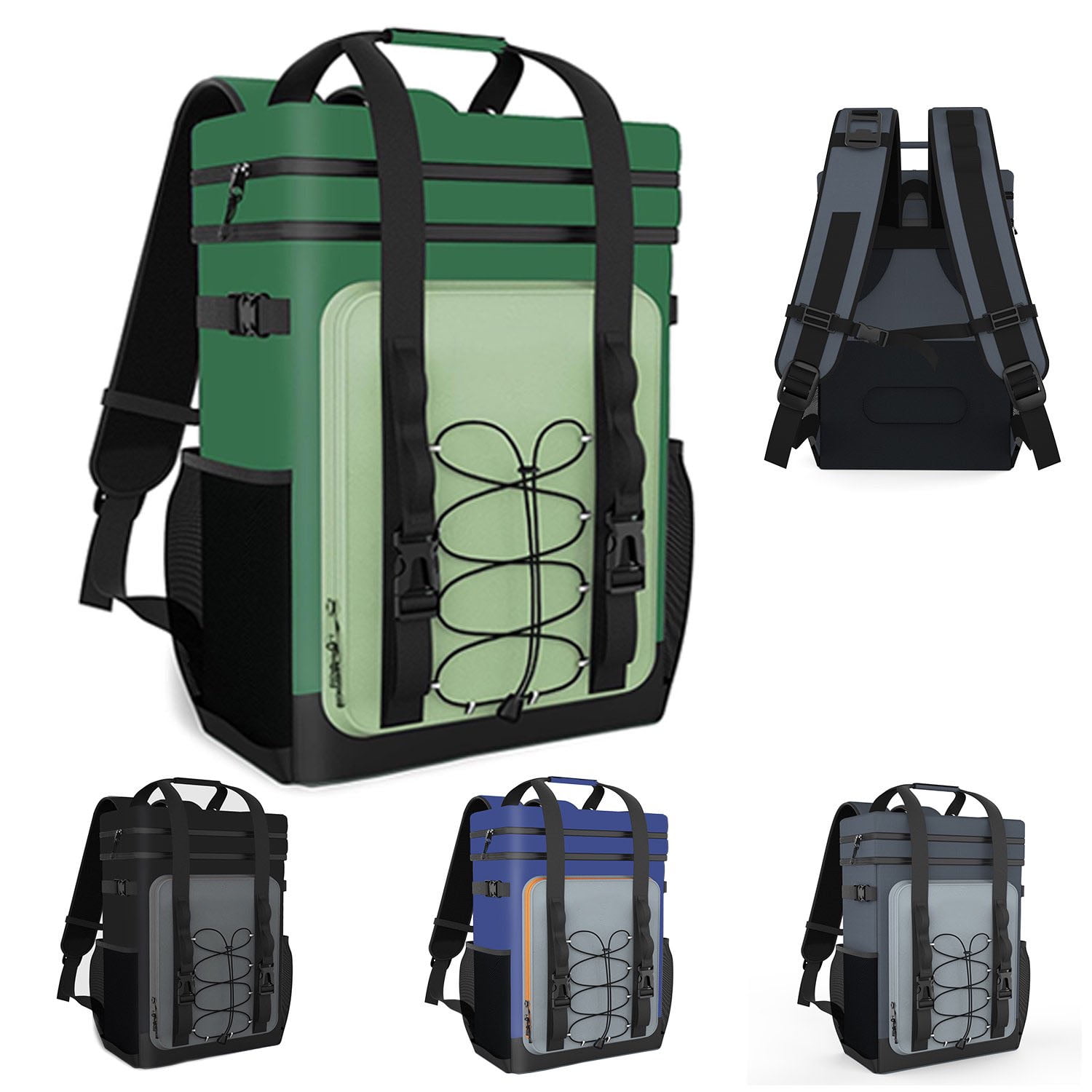 HOMEYA Cooler Backpack,40 Cans Backpack Cooler Insulated Leak Proof ...