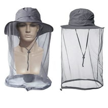 SUNSIOM Mosquito Head Net Sun Hat Bug Bee Protection Mesh Fishing ...