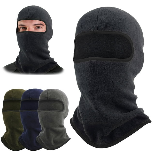 HOMEYA Unisex Polar Fleece Balaclava, Winter Face Mask, Thermal Neck ...