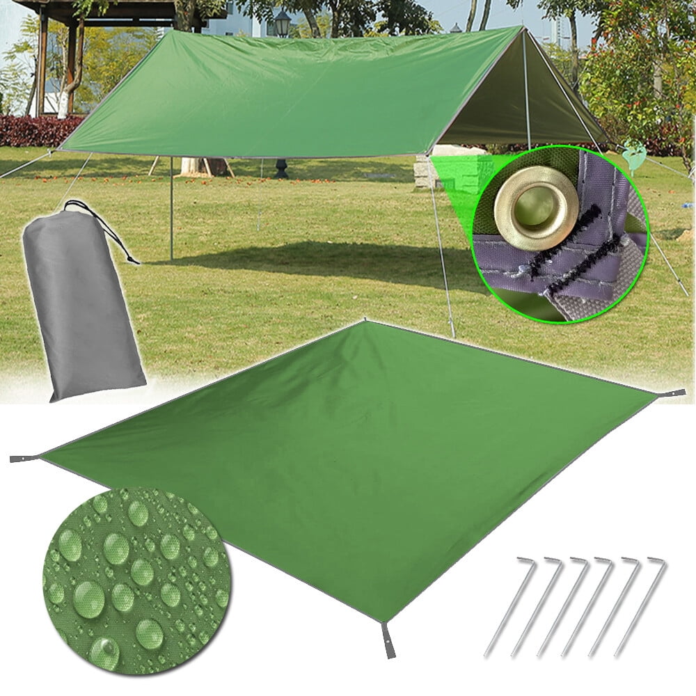 HOMEYA Tent Footprint,210T Heavy Duty Waterproof Camping Tarp Hammock ...