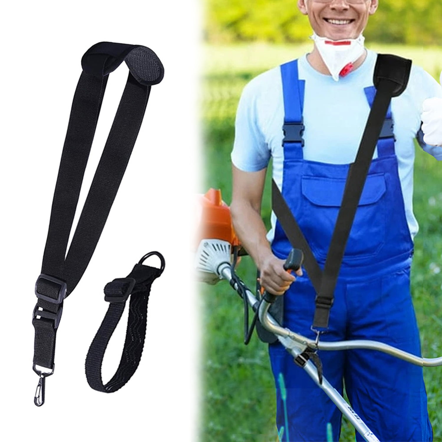 HOMEYA Universal Trimmer Shoulder Strap Adjustable Weed Eater Harness ...